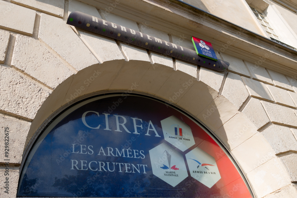 CIRFA logo brand and text sign french Armed Forces Information and ...