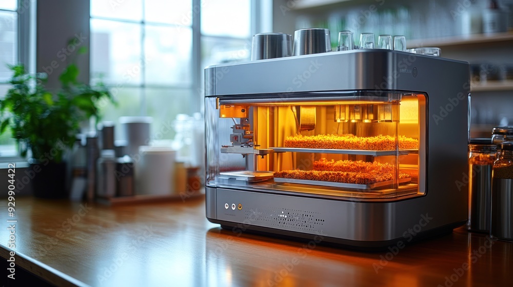 3D Printed Food: The Future of Cooking Stock Photo | Adobe Stock