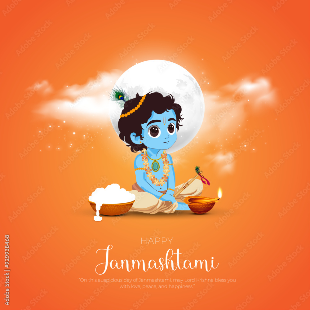 Happy Khrishna Janmashtami and dahi handi Hindu festival of happy shree ...