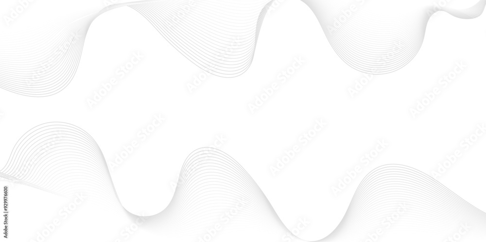 Abstract wave blend lines on transparent background. Design for banner ...