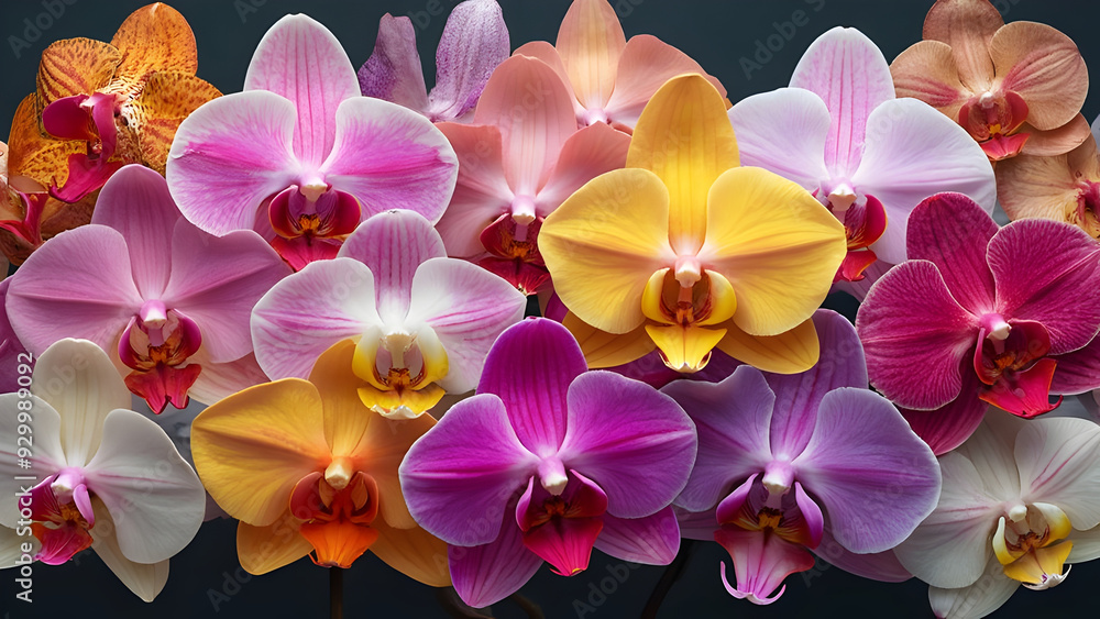 Variety of Orchid Species: Stunning Collection of Orchids in Diverse ...