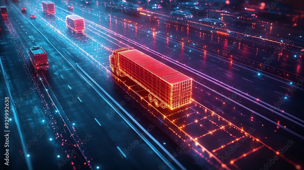 Conceptual blueprint of a logistics system designed to streamline the ...