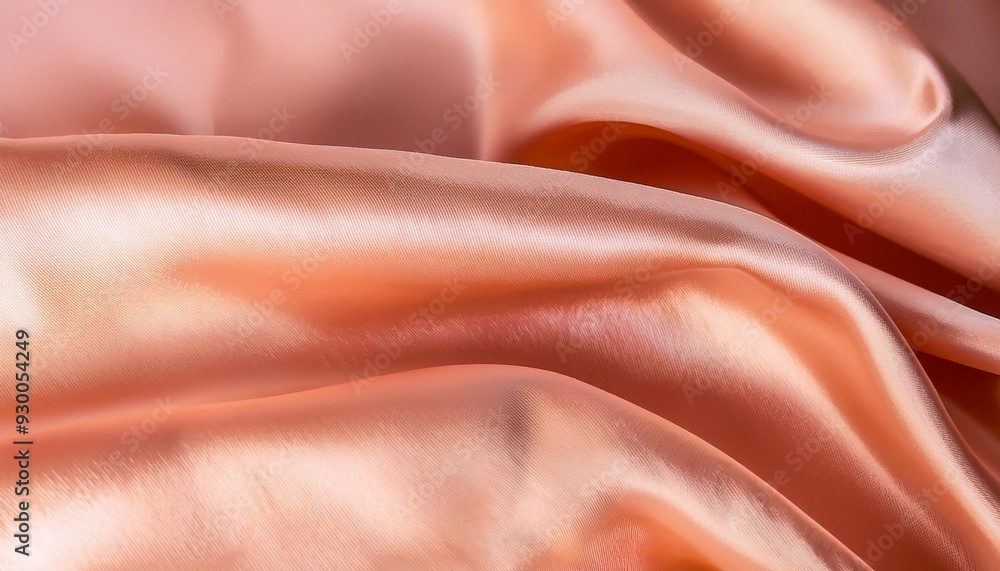 pantone 2024 peach fuzz color of the year header elegant satin fabric ...