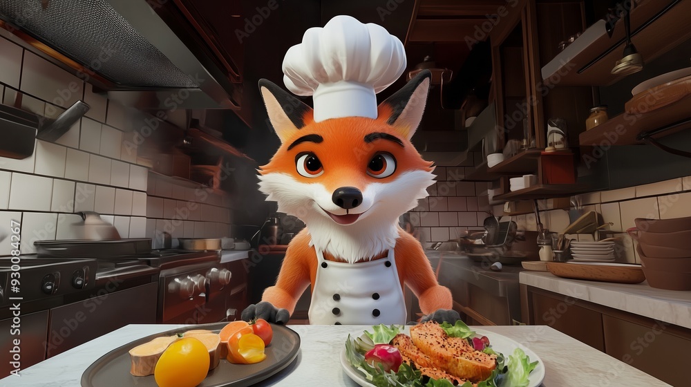Join a charming fox chef in a VR cooking show that guides viewers to ...