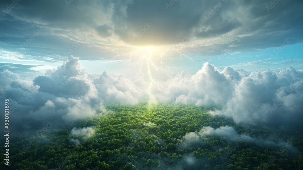 Conversion of atmospheric nitrogen into ammonium through lightning ...