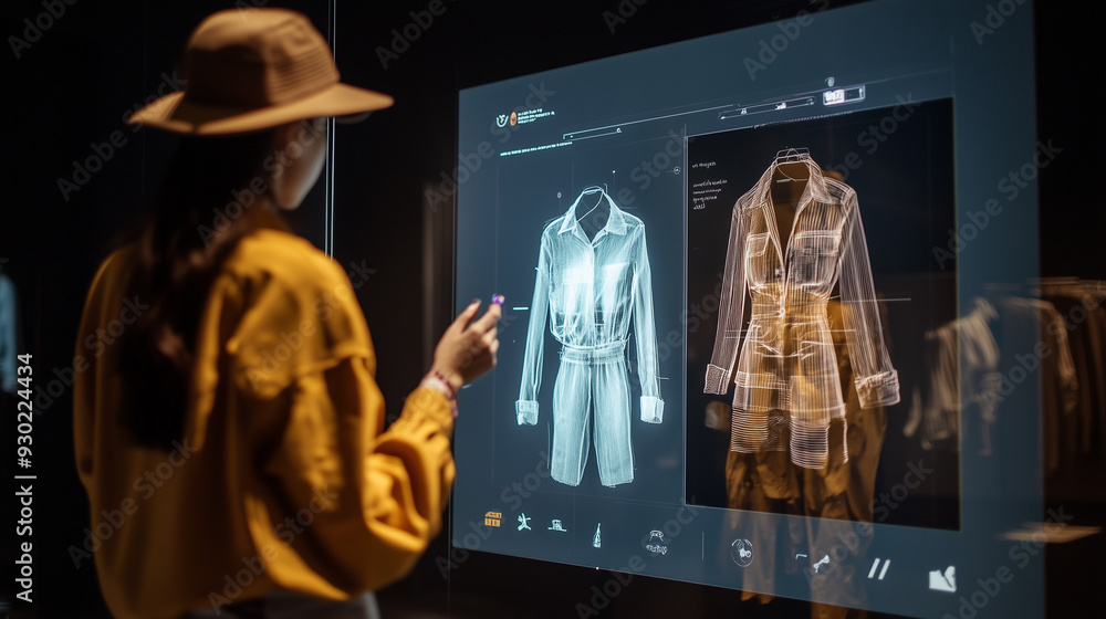 AI-powered virtual fashion designer creating custom clothing in real ...