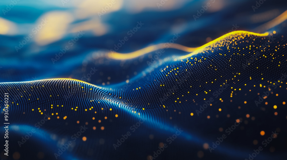 Abstract digital background electromagnetic wave background Innovation ...