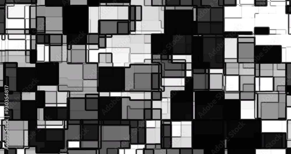 Stunning Abstract Square Background Animation. Add a Modern and Eye ...