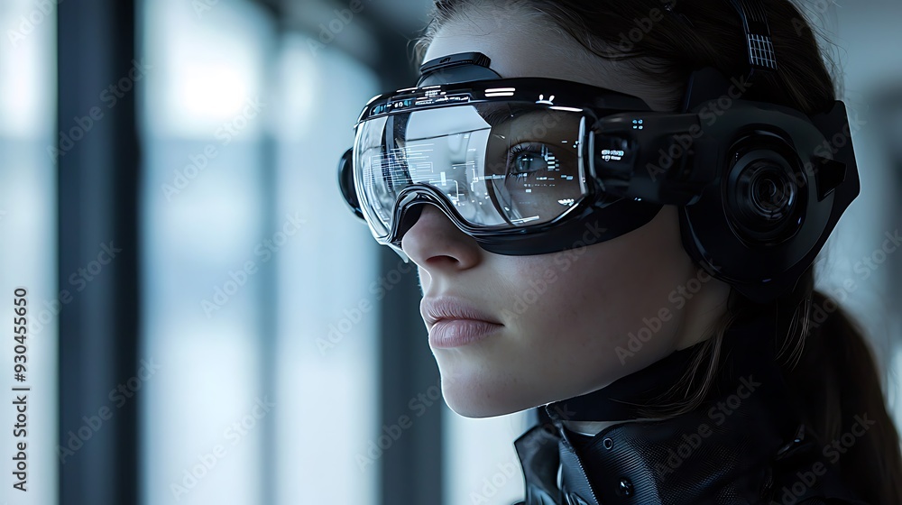 Wearable tech in cyborg enhancements, visualizing devices that ...