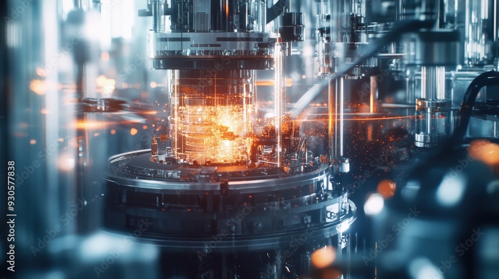 The structure displays intricate details of antimatter containment ...