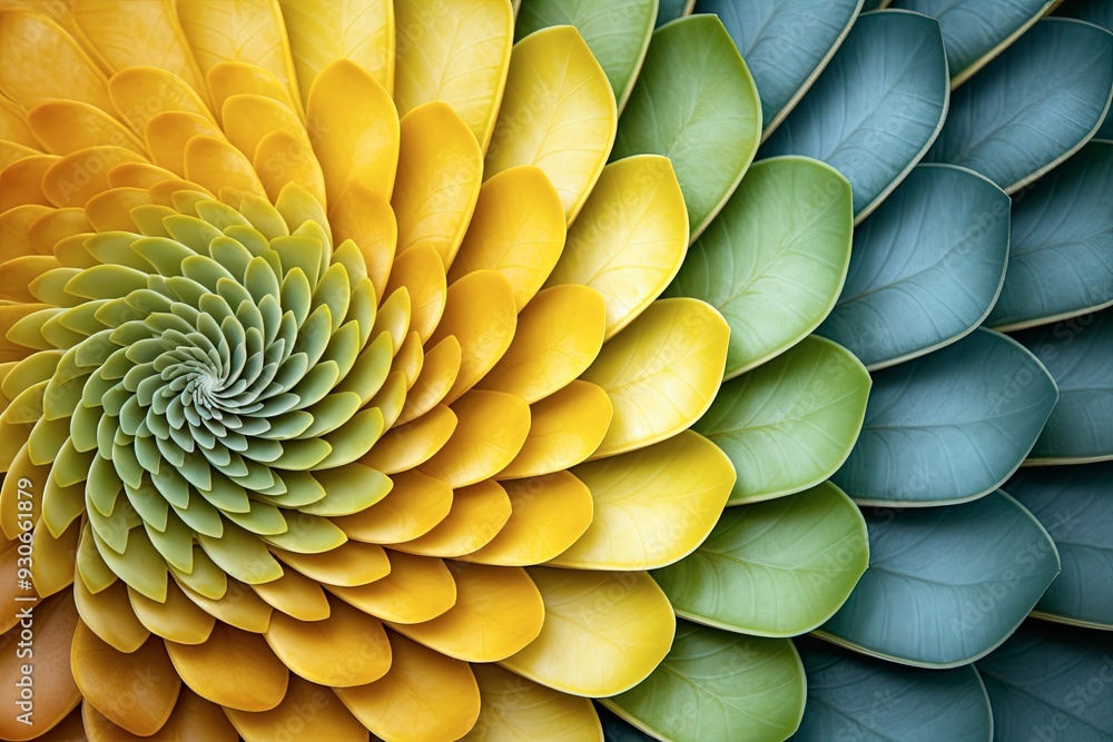 Fibonacci Spiral Background. The natural harmony and mathematical ...