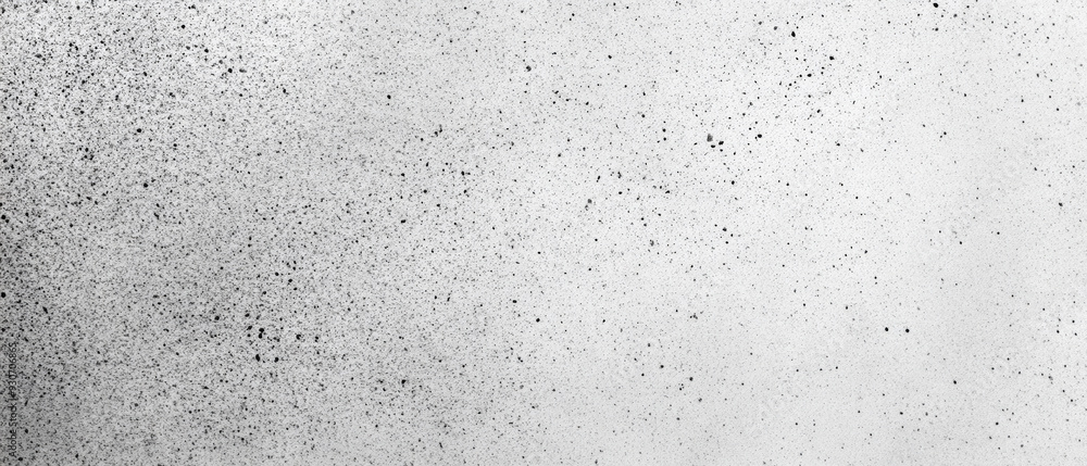 A close-up of a white surface covered in a dense layer of tiny black ...