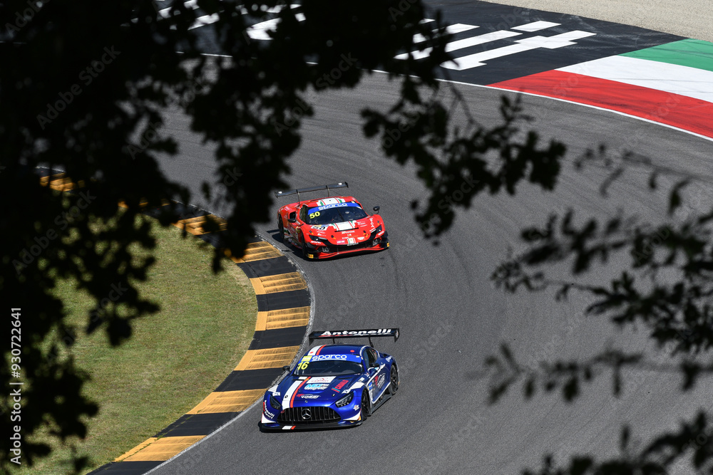 Scarperia, Italy - July 13th 2024: Mercedes AMG GT3 of team AKM ...