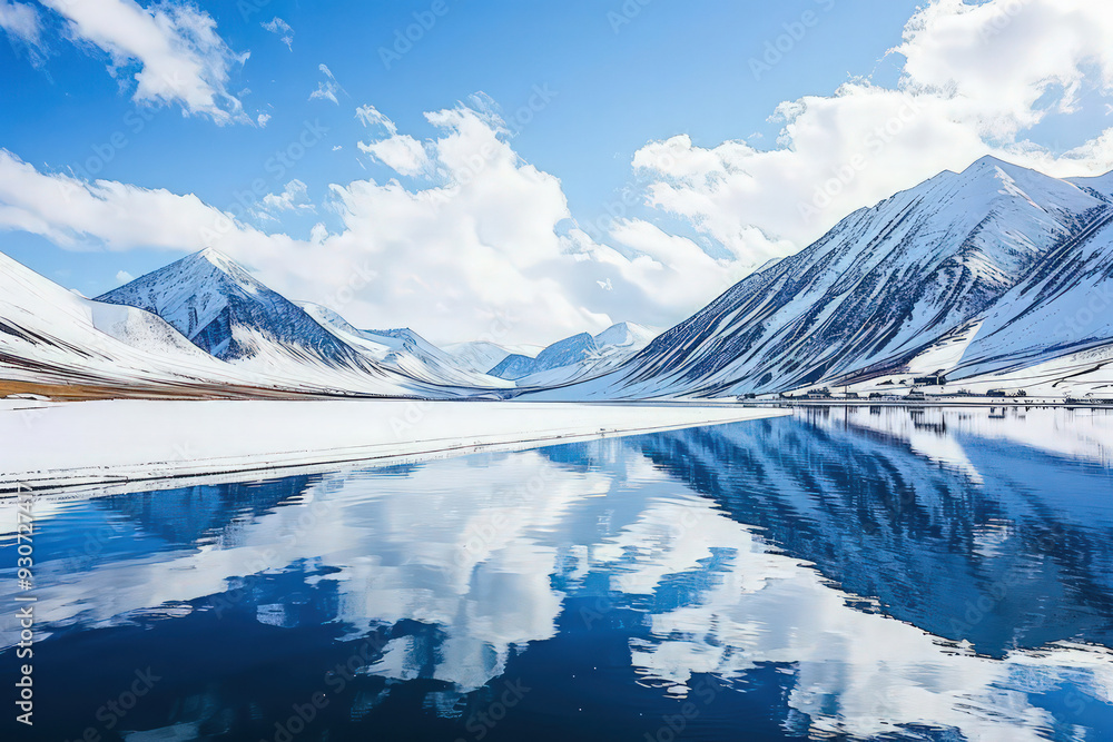 An image illustrating the impacts of climate change, with melting ...
