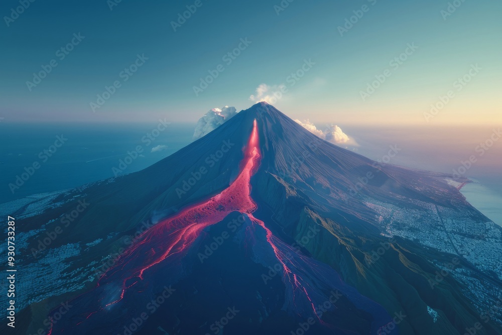 A Photography of Dynamic Volcanic Eruption: The raw power of a volcanic ...