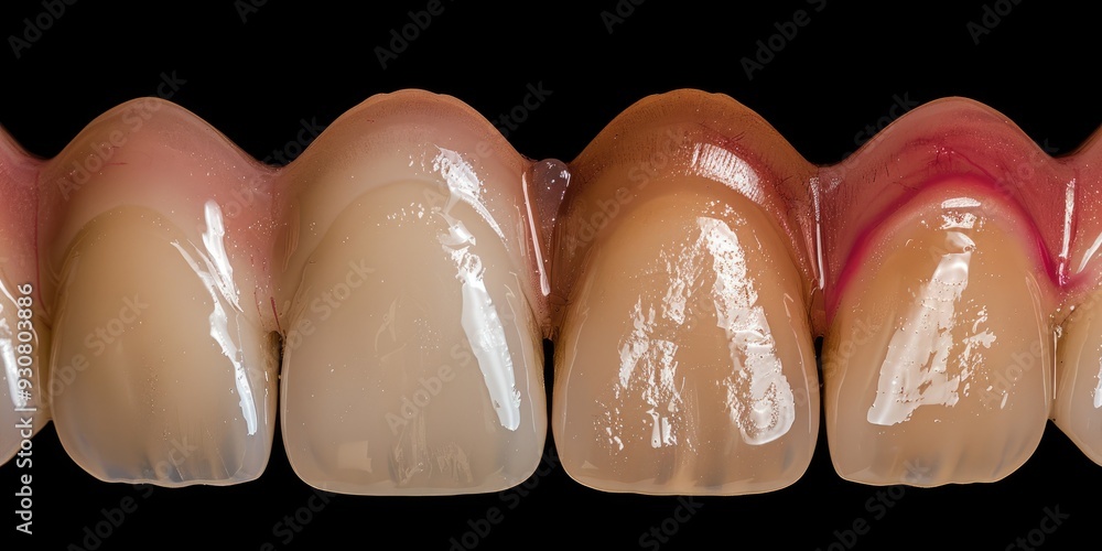 Discoloration preparation for dental crown before after dental all ...