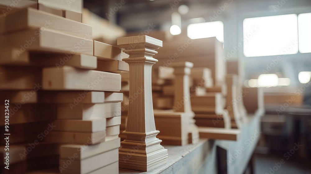 MDF furniture legs. Joinery. Gorgeous MDF table legs being produced in ...