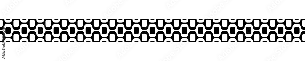 Border with Ipanema sidewalk pattern. Famous Brasilian beach boardwalk ...