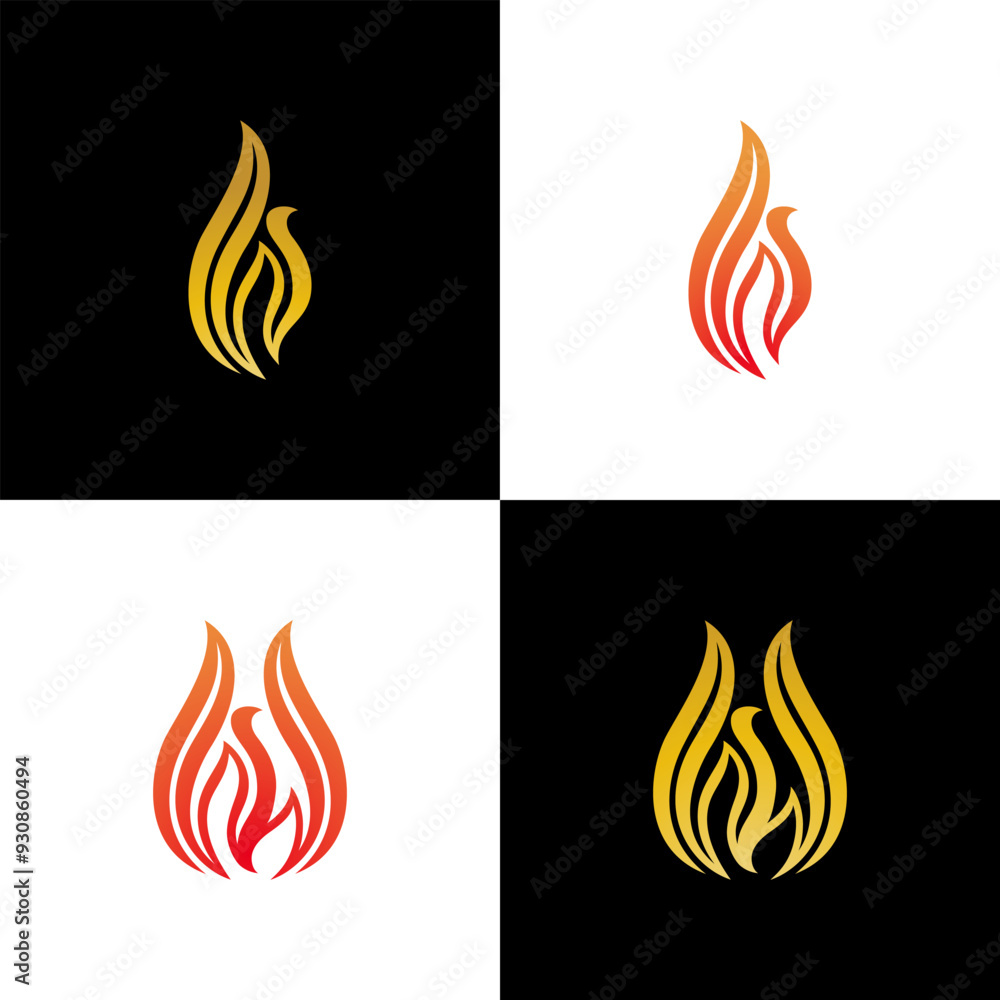 phoenix bird vector illustration for an icon,symbol or logo. phoenix ...