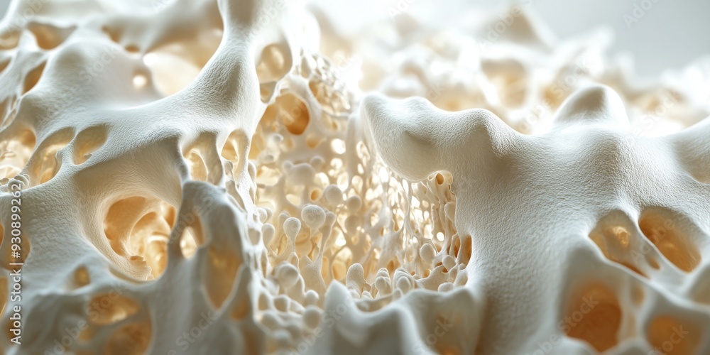 This image illustrates the biological process of bone resorption ...