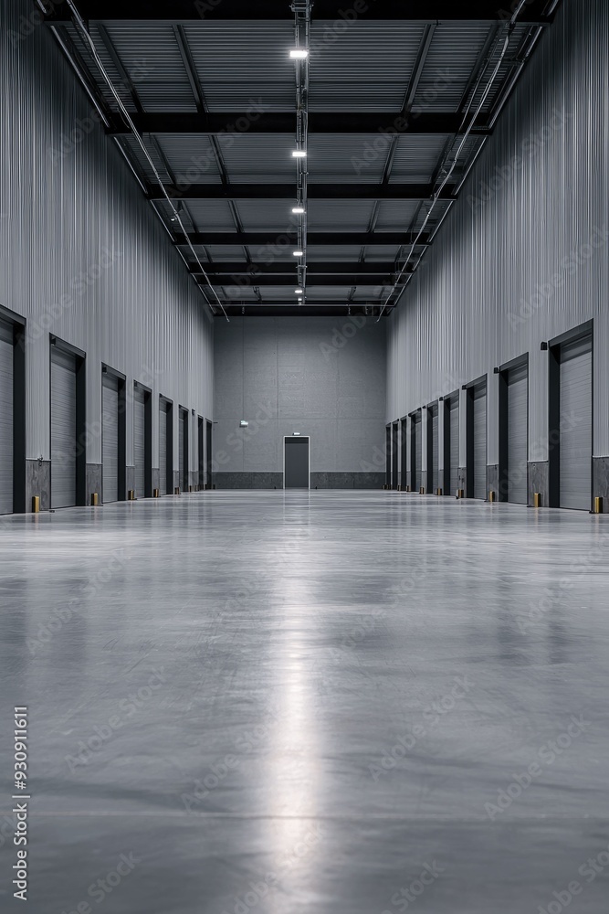 Innovative architectural design of a logistics center highlighted by ...