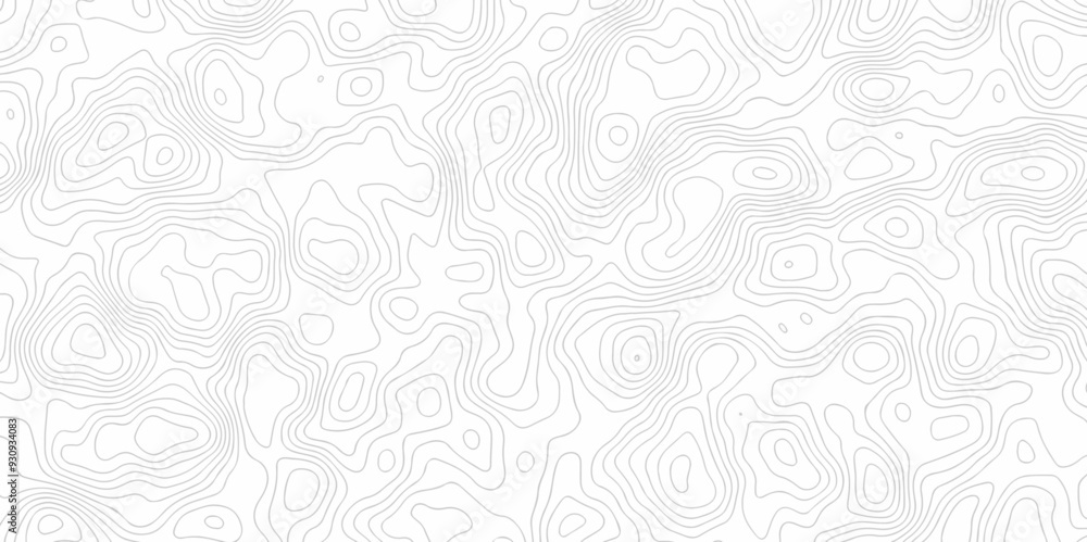 Vector seamless wave stripe topography map pattern camping grid ...