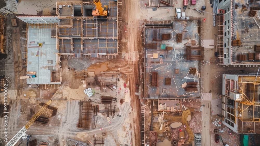 How construction site layouts are optimized for efficiency and workflow ...