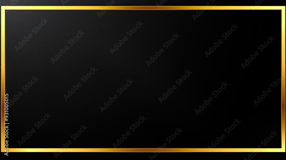 Golden frame images, gold frame on black, golden frame and black ...