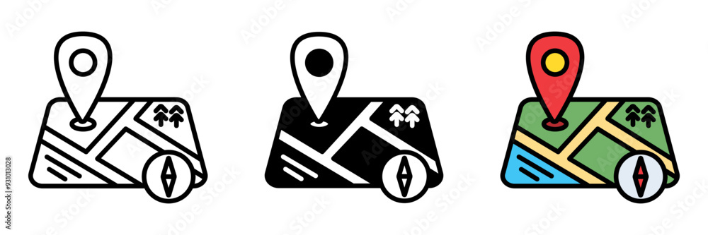 Poster A visual representation of geographical locations, often used in ...