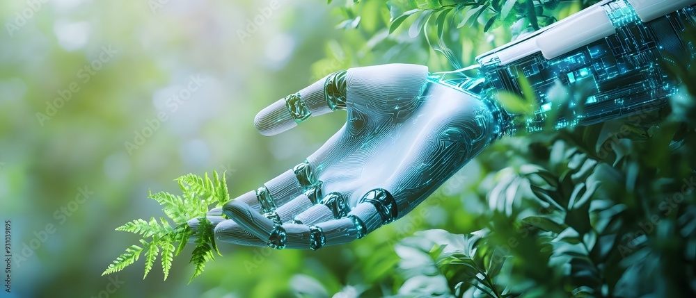 Robotic hand seamlessly integrating cybernetics bionics and ...