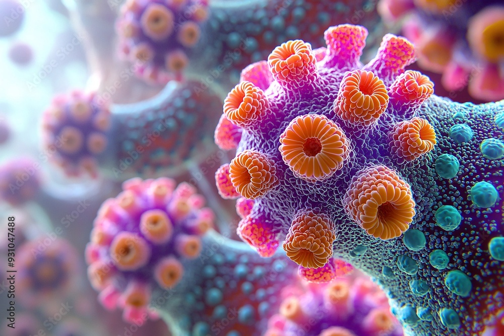 A double-stranded DNA virus with an envelope and capsid, responsible ...