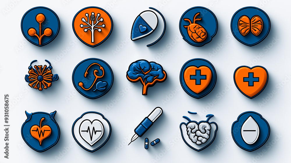 An educational health infographic featuring symbols for prevention and ...