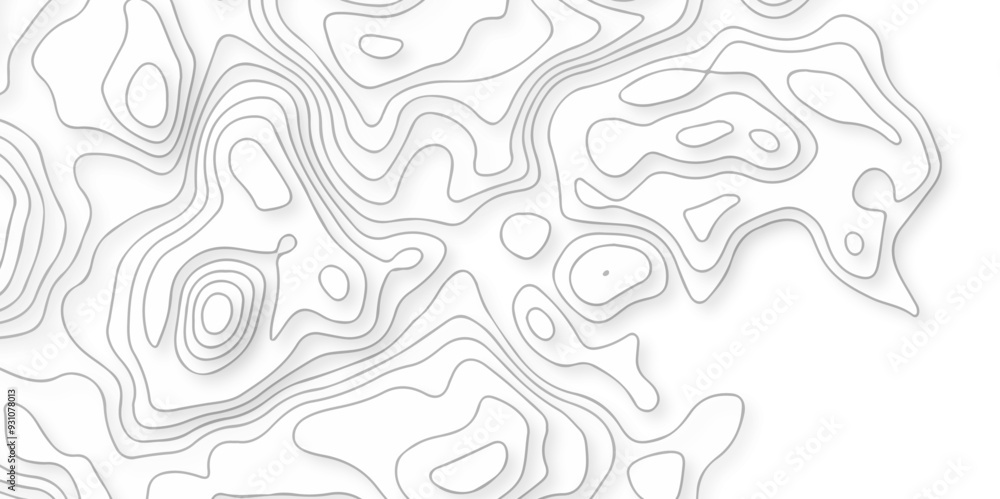Pattern with grid lines seamless topography counter map. abstract sea ...