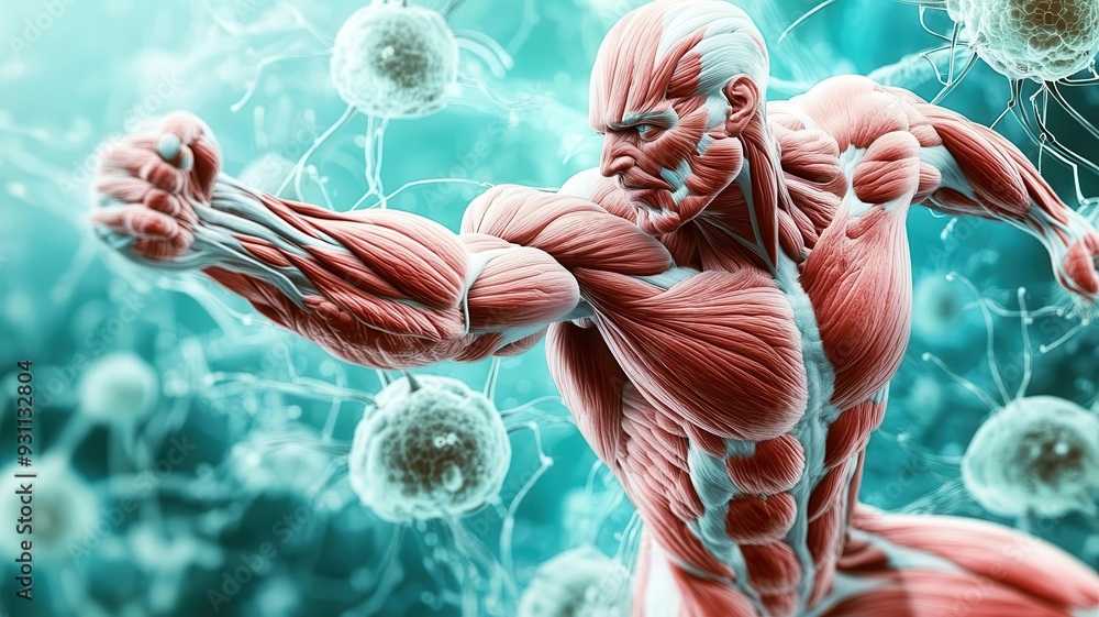 Explain the process of muscle contraction at the cellular level ...