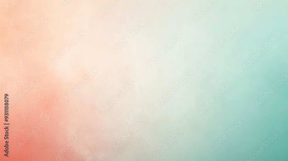 Gradient diffuse background illustration with sage and coral hues ...