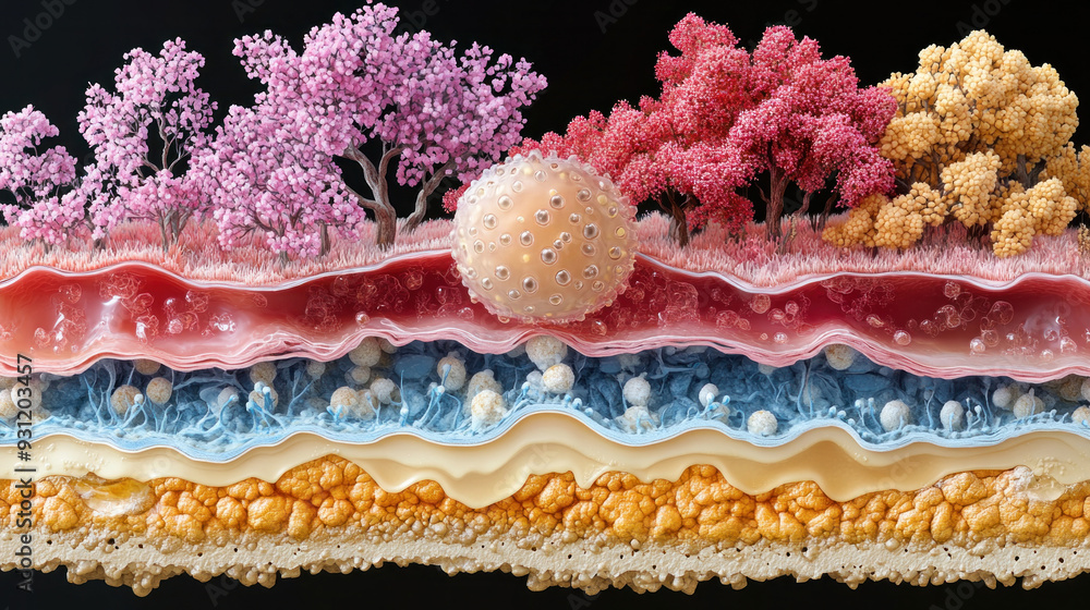 Diagram showing the layers of skin and how blisters form, with a focus ...