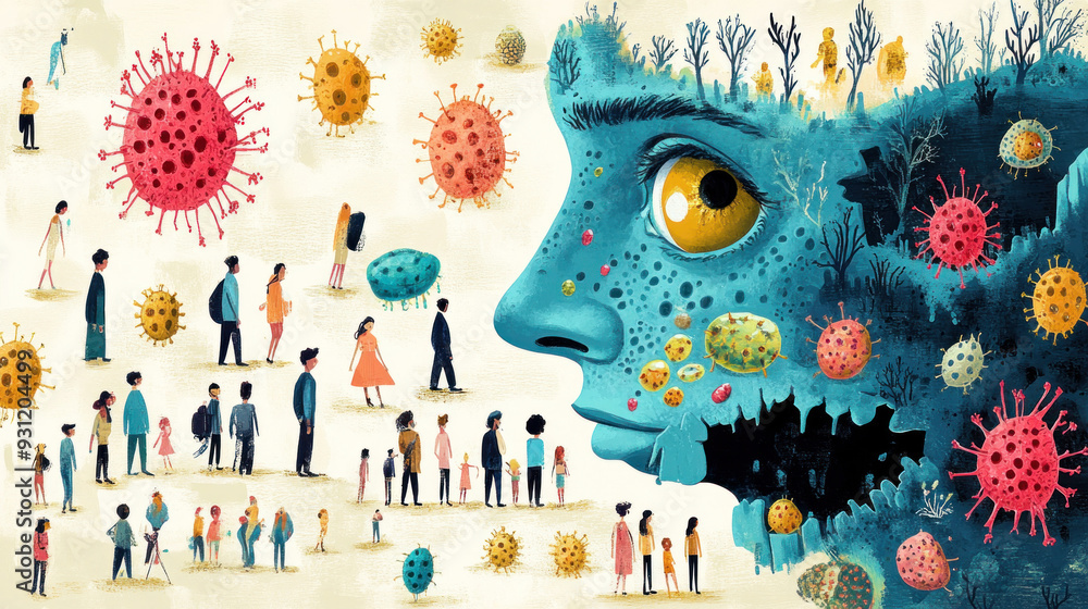 Educational poster on skin blisters, explaining what they are, their ...