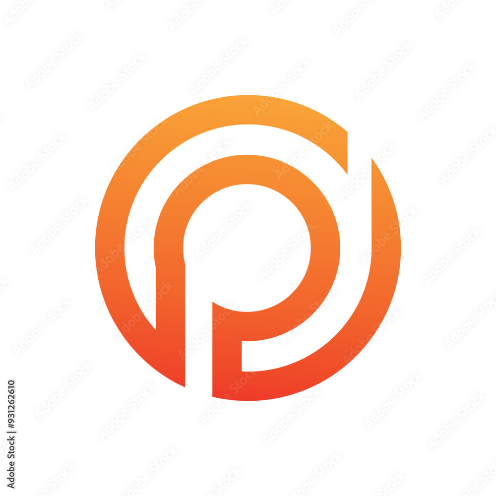 PD logo design. DP logo vectors. Creative PD icon vectors. Letters DP ...