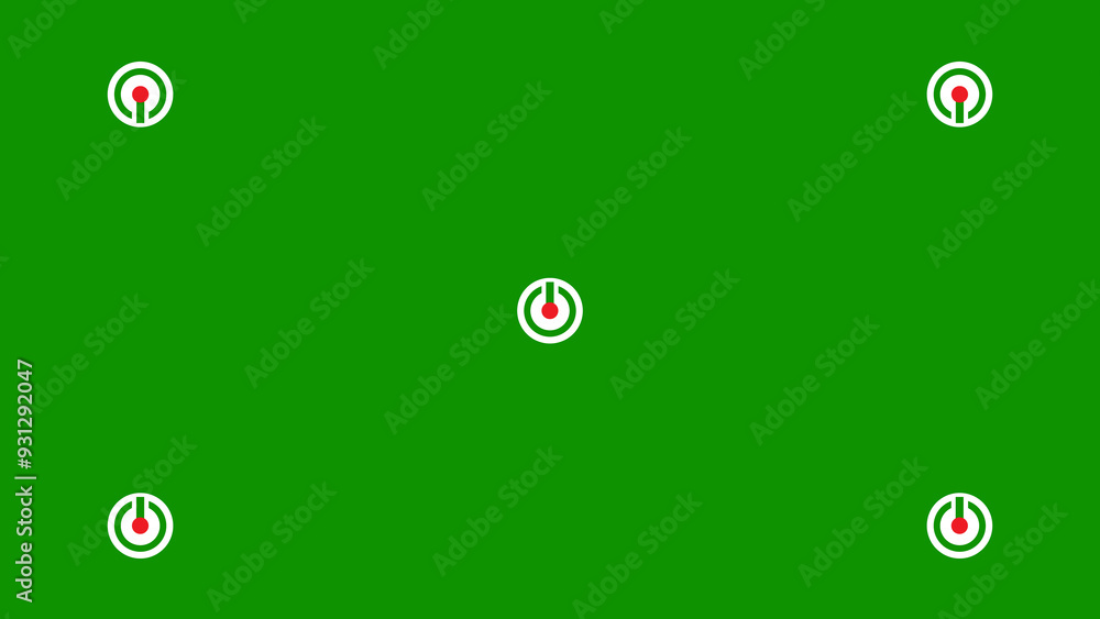 Green screen background, VFX motion tracking markers. Green screen ...