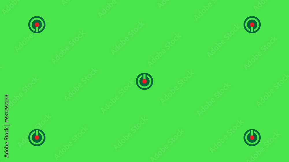 Green screen background, VFX motion tracking markers. Green screen ...