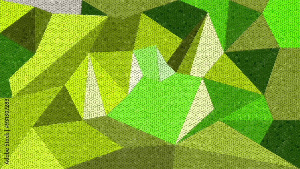 Green stone wallpaper with mosaic effect. (Image created with Inkscape ...