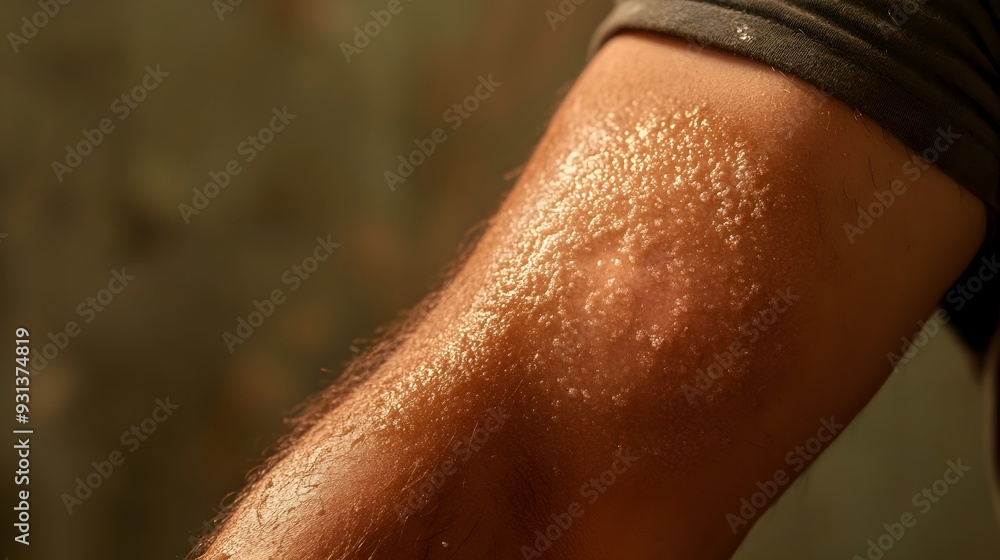 Closeup of Circular Scaly Rash on Patient s Arm Indicating Ringworm ...