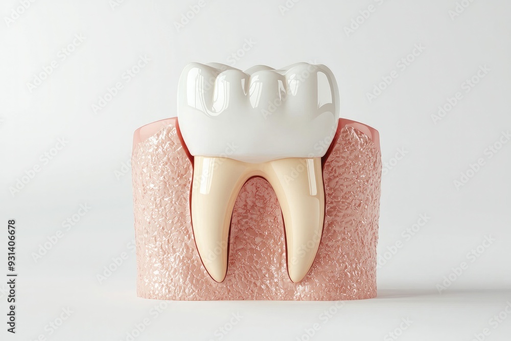 Comprehensive illustration of dental anatomy highlighting wisdom teeth ...