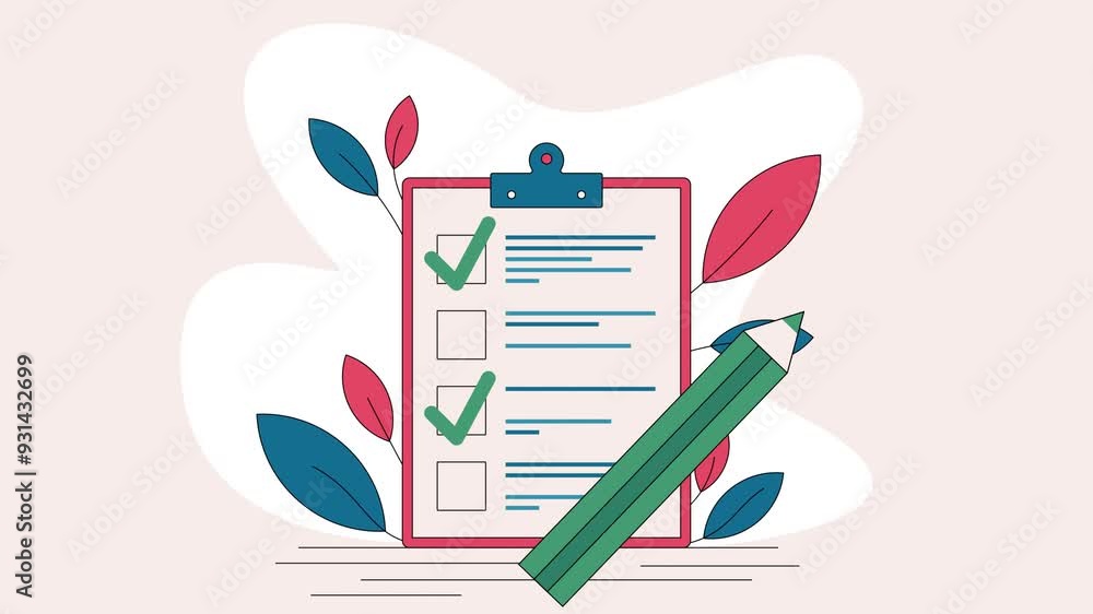 o do list and Task management. Pencil or green pen marking or tick off ...