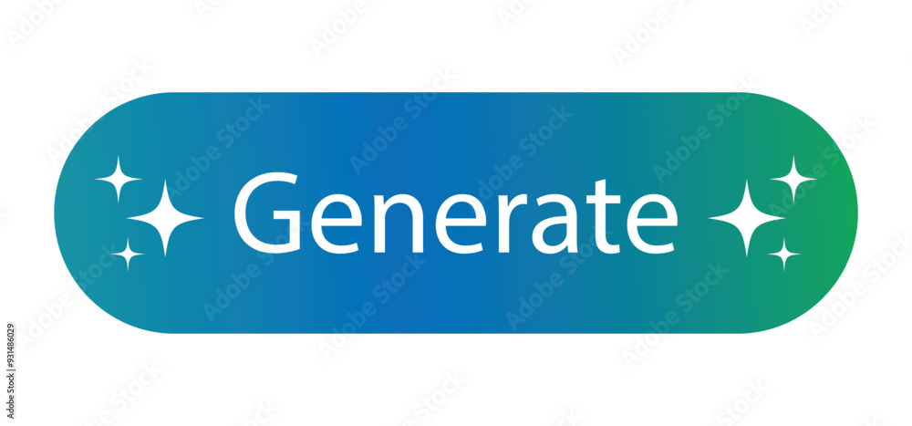 generate button for ai service. command prompt to generative ai icon ...