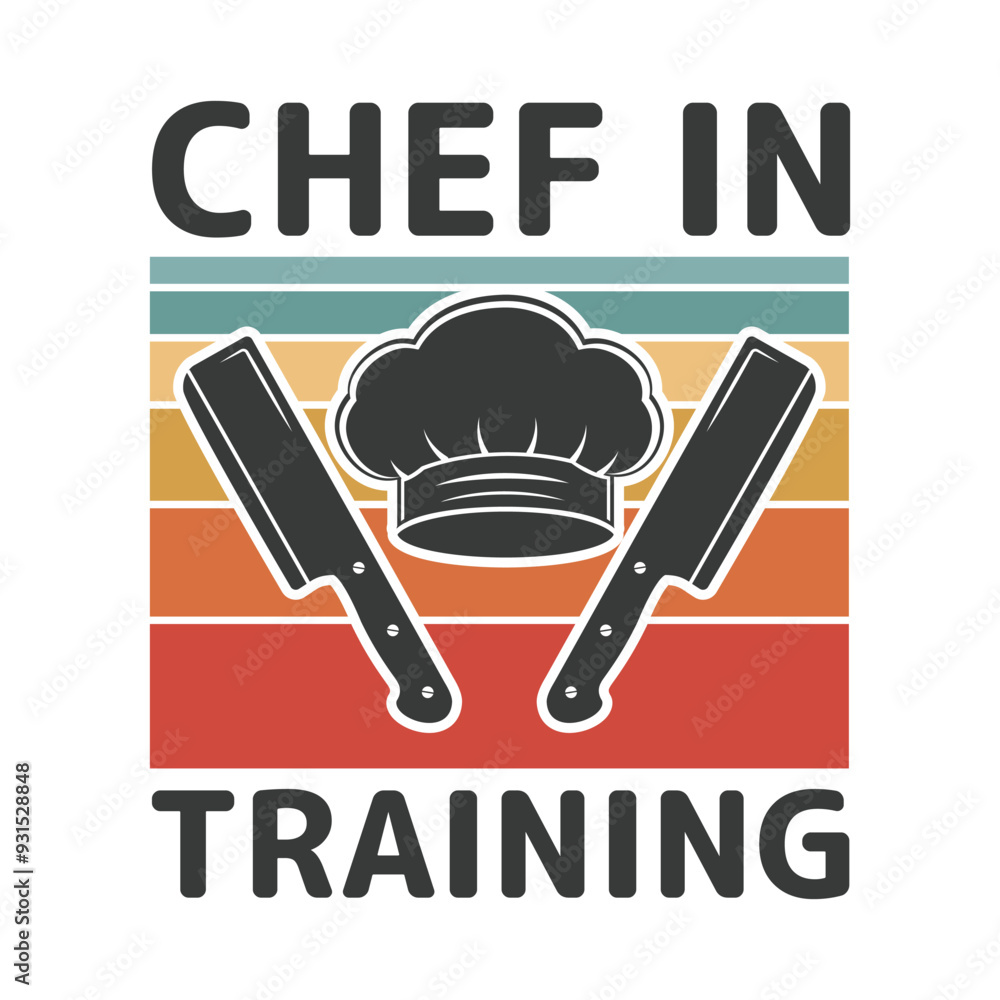 Chef typography t shirt printable vector, cooking vector, Restaurant ...