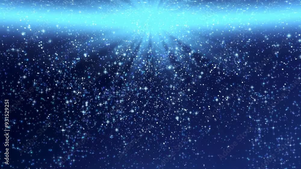 Stardust Cascade Animation Background in 4K - Dreamy Cosmic Dust ...