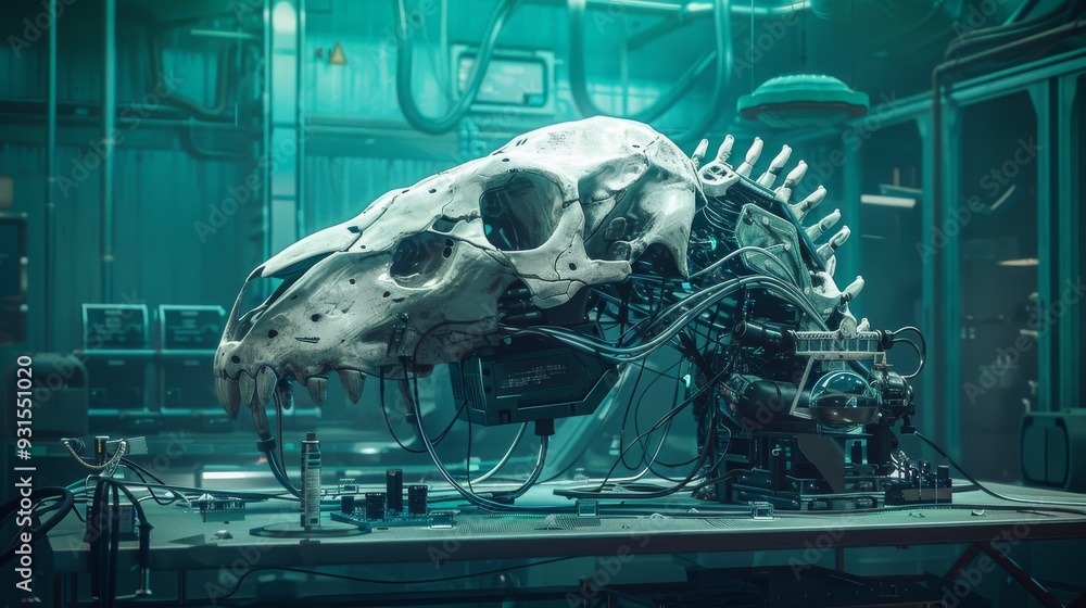 Result of a futuristic laboratory experiment featuring hyper detailed ...