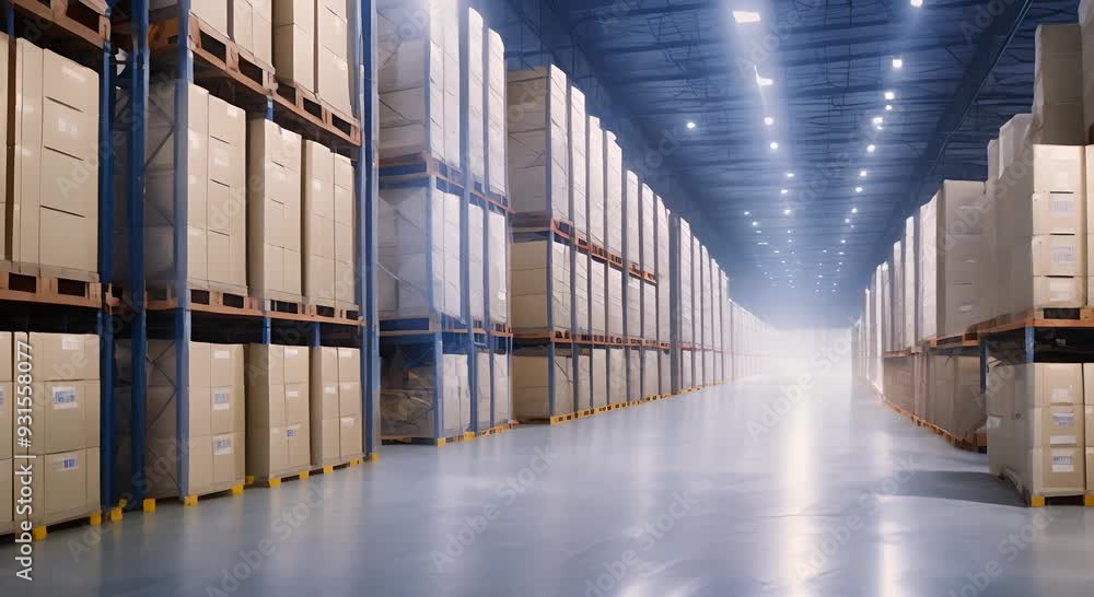 Efficient Cold Storage A Symphony in Supply Chain Logistics Concept ...