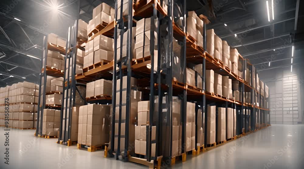 Efficient Cold Storage A Symphony in Supply Chain Logistics Concept ...